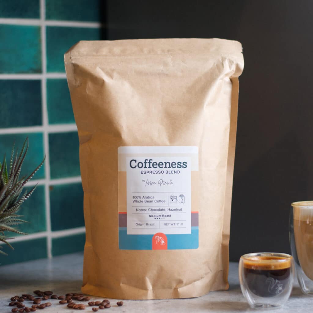 Coffeeness Espresso Roast: Chocolatey Medium Blend, 2 lb